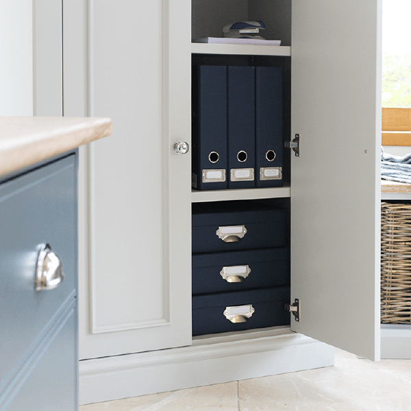Baslow Filing Cupboard with Adjustable Shelves | Chatsworth Cabinets